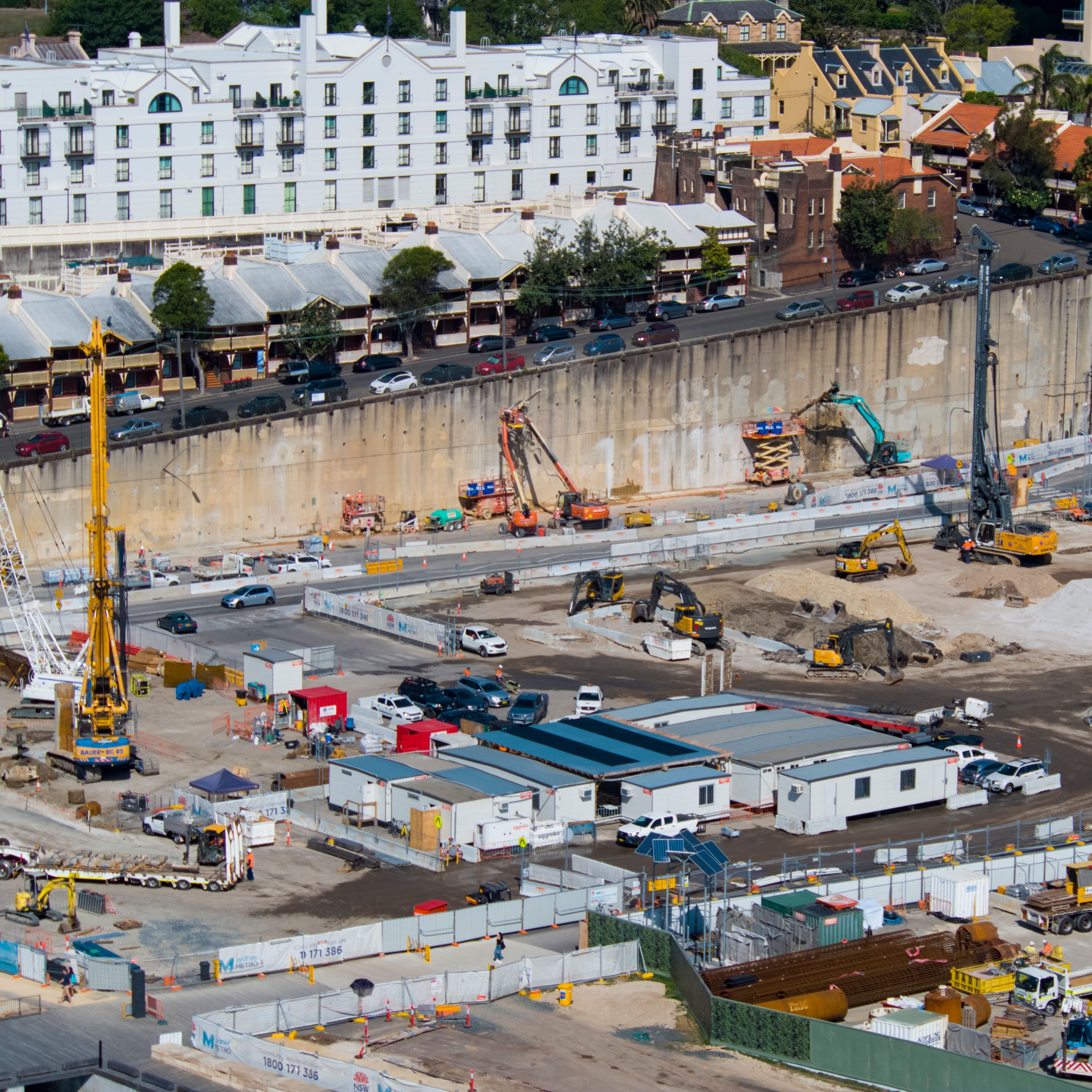 Drone Construction Progress Photography